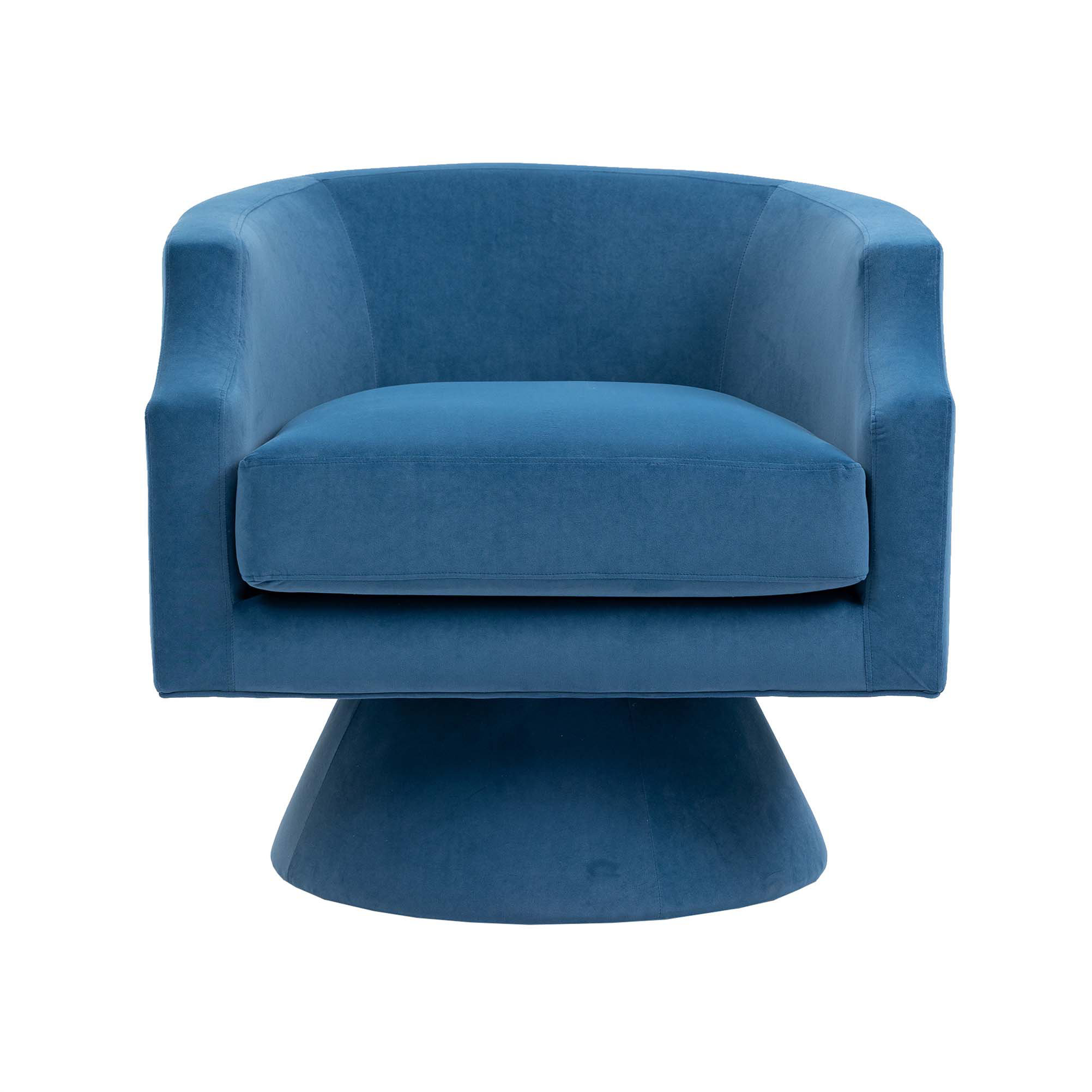 Wrought Studio™ Keyondrae 360 Degree Swivel Cuddle Barrel Accent Sofa ...