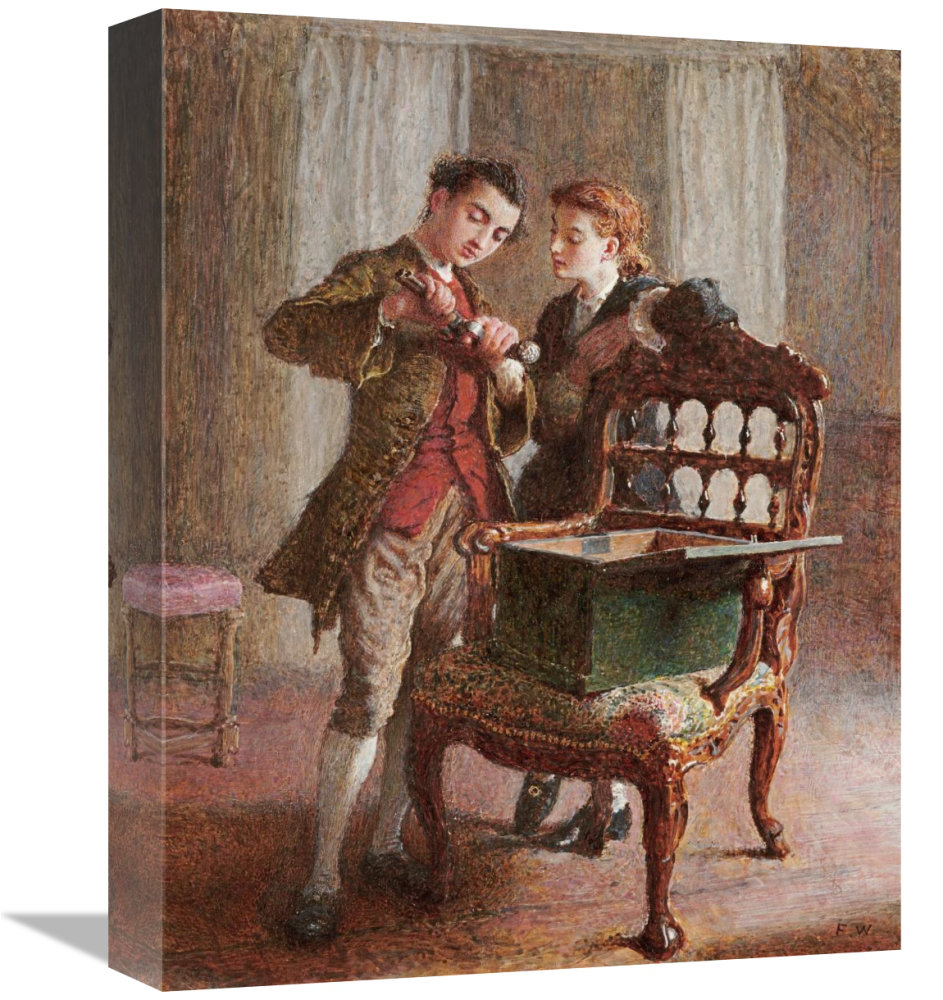East Urban Home 'A Drawing Room Scene' Print on Canvas - Wayfair Canada