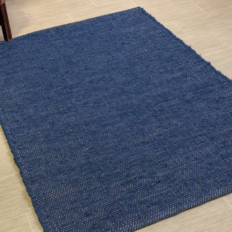 Longshore Tides Herndon Handmade Braided Jute/Sisal/Wool Navy Area Rug ...