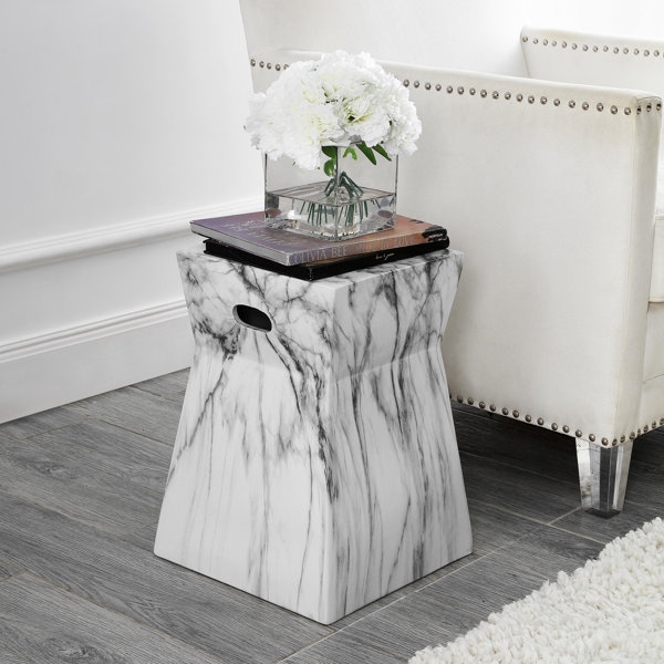 Wrought Studio Kirkpatrick Ceramic Accent Stool & Reviews | Wayfair