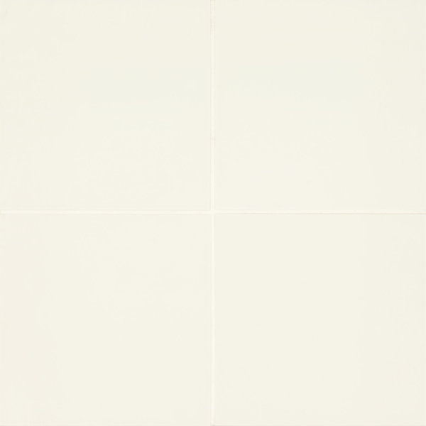 Bedrosians Rothko 9" x 9" Ceramic Wall & Floor Tile in White | Wayfair