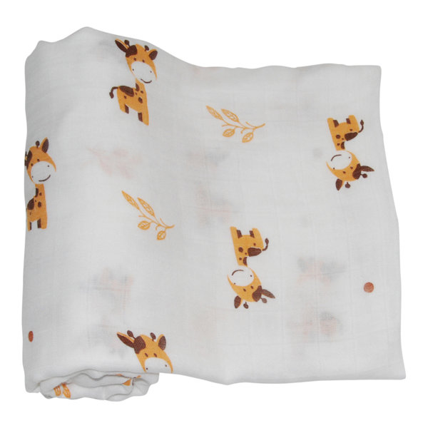Natural Snuggles White Swaddle | Wayfair