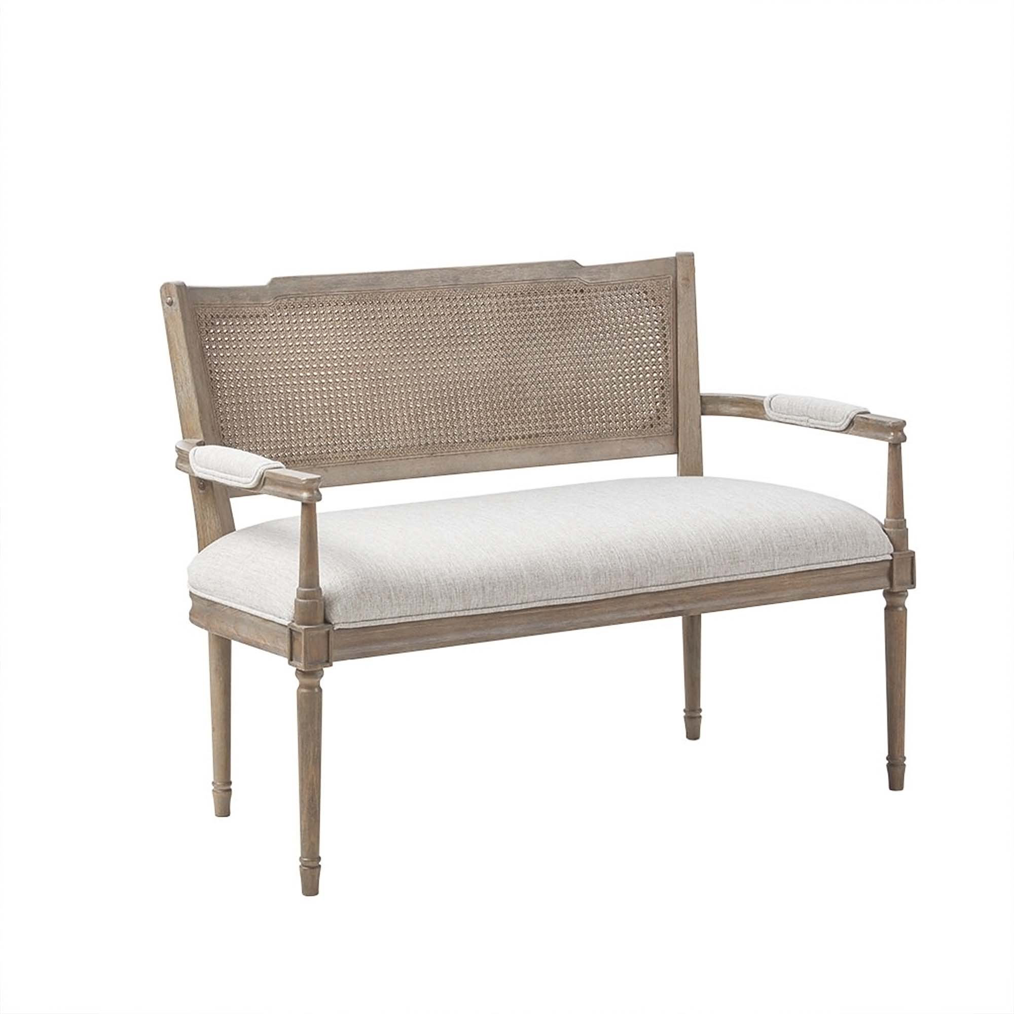 One Allium Way® Charming Rustic Settee for Farmhouse Living, Enhancing ...