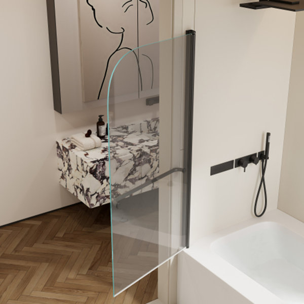 DAMALU Modern Rotational Shower Door with Rise - Wayfair Canada