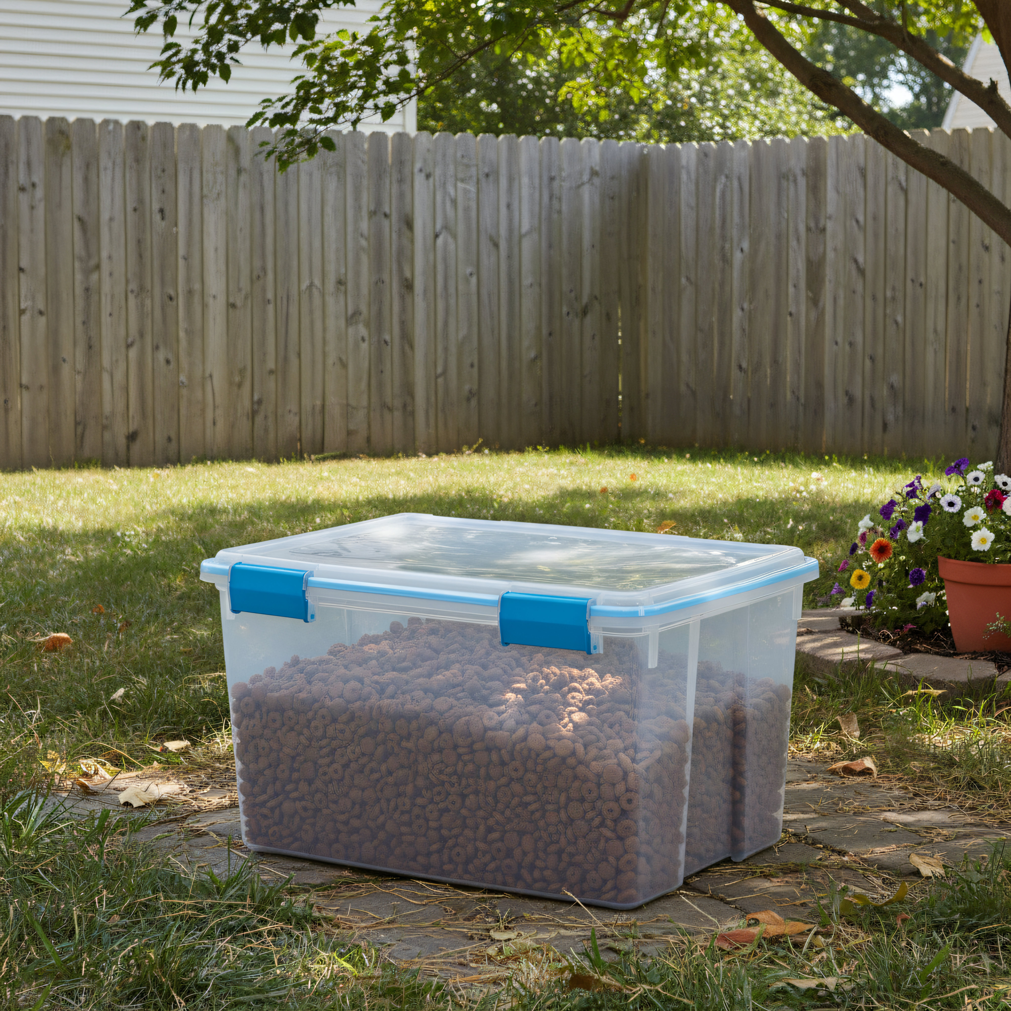 Hokku Designs Four-pack 54-quart Heavy-duty Airtight Storage Boxes With ...