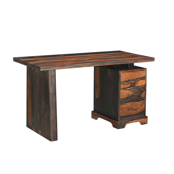 Millwood Pines Chaliyah Solid Wood Configurable Writing Desk Office Set ...