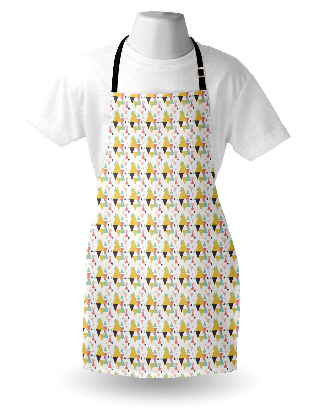 East Urban Home Triangle Apron Unisex, Geometric Illustration, Adult ...