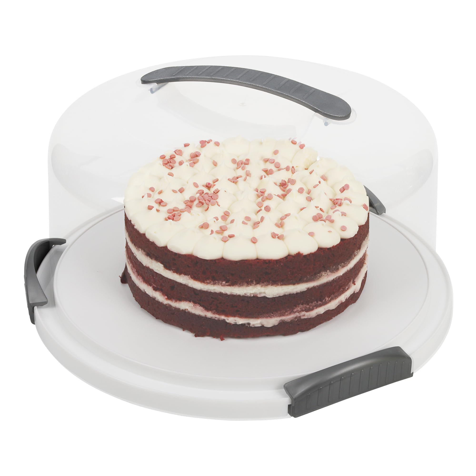 Prep & Savour EXTRA LARGE Cake Carrier/Storage Container With Server ...