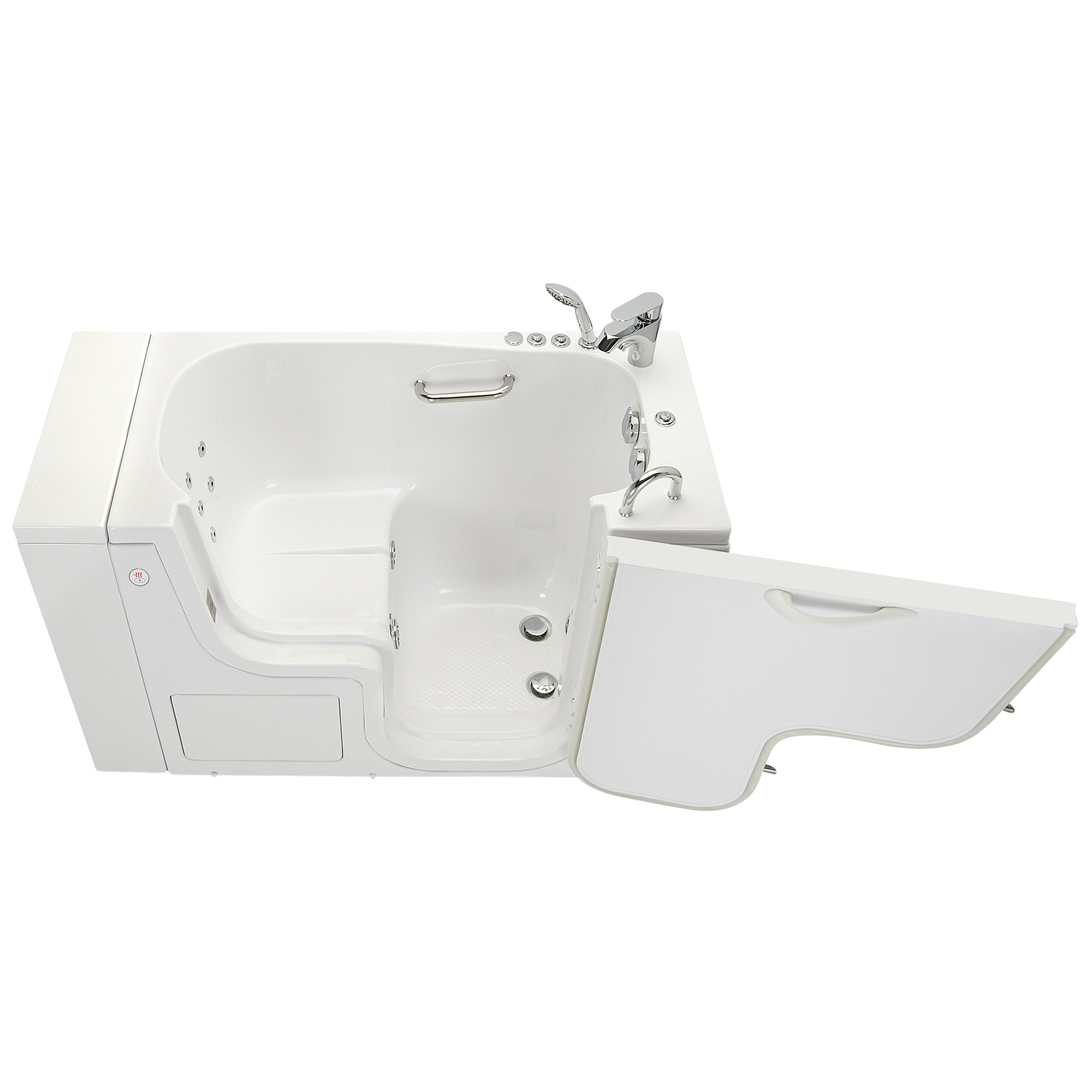 Ella Walk In Baths 52" x 26" Walk-in Combination Acrylic Bathtub with ...