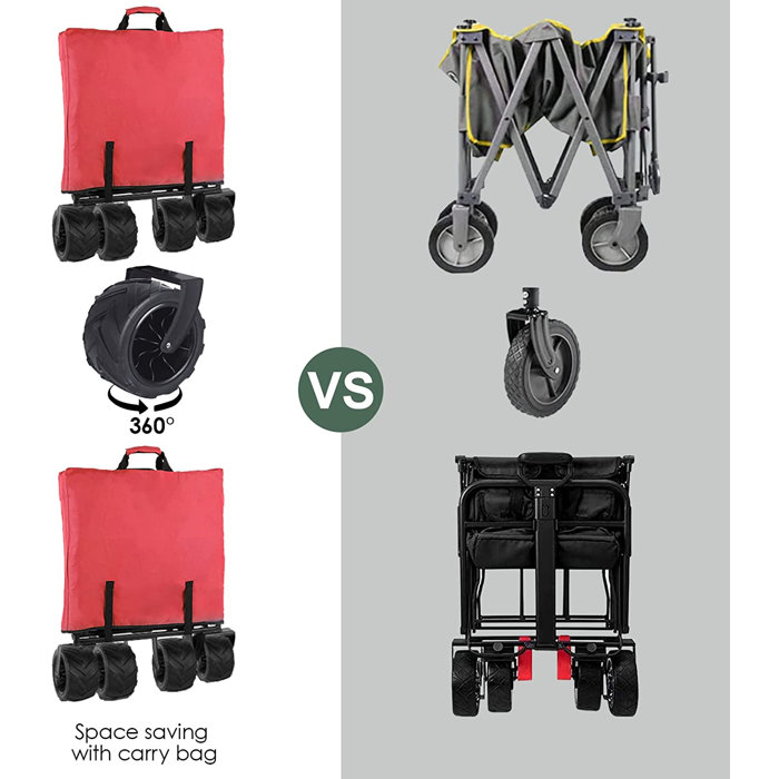 Pirecart 38.8'' H x 35'' W Cart with Wheels & Reviews | Wayfair