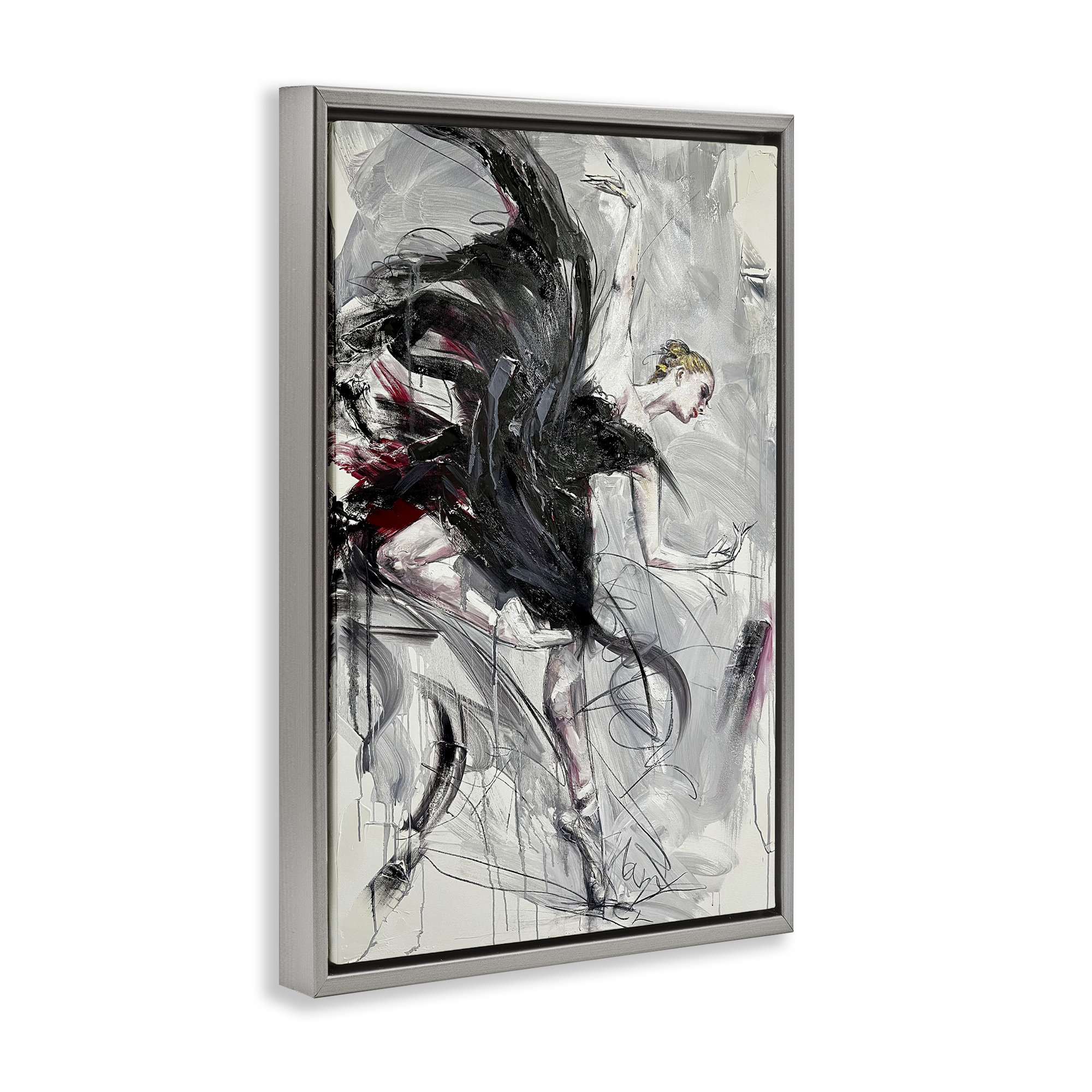 Latitude Run® Modern Elegance Dancer Floating Frame, design by Lucille ...