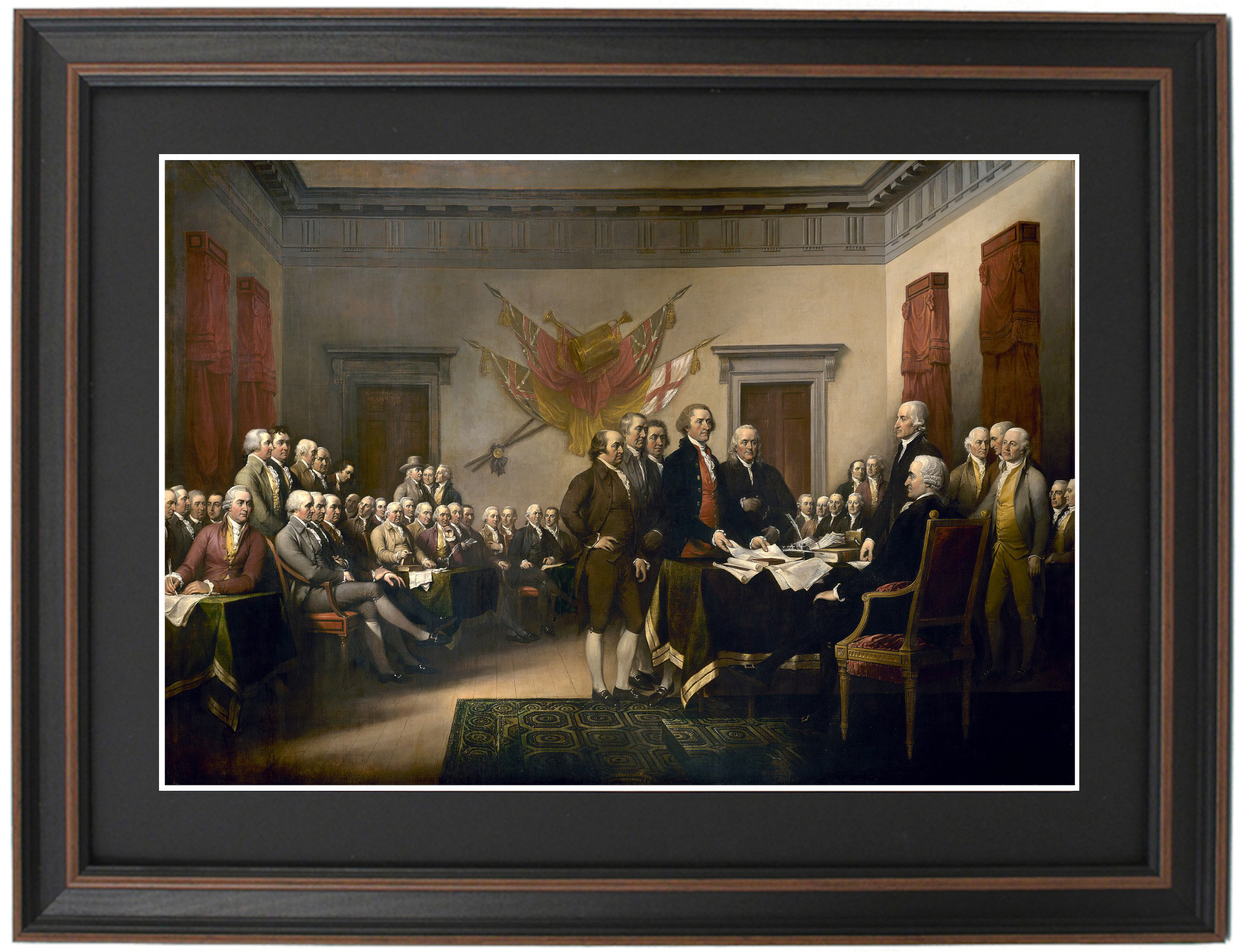 Darby Home Co Declaration Of Independence by John Trumbull | Framed ...