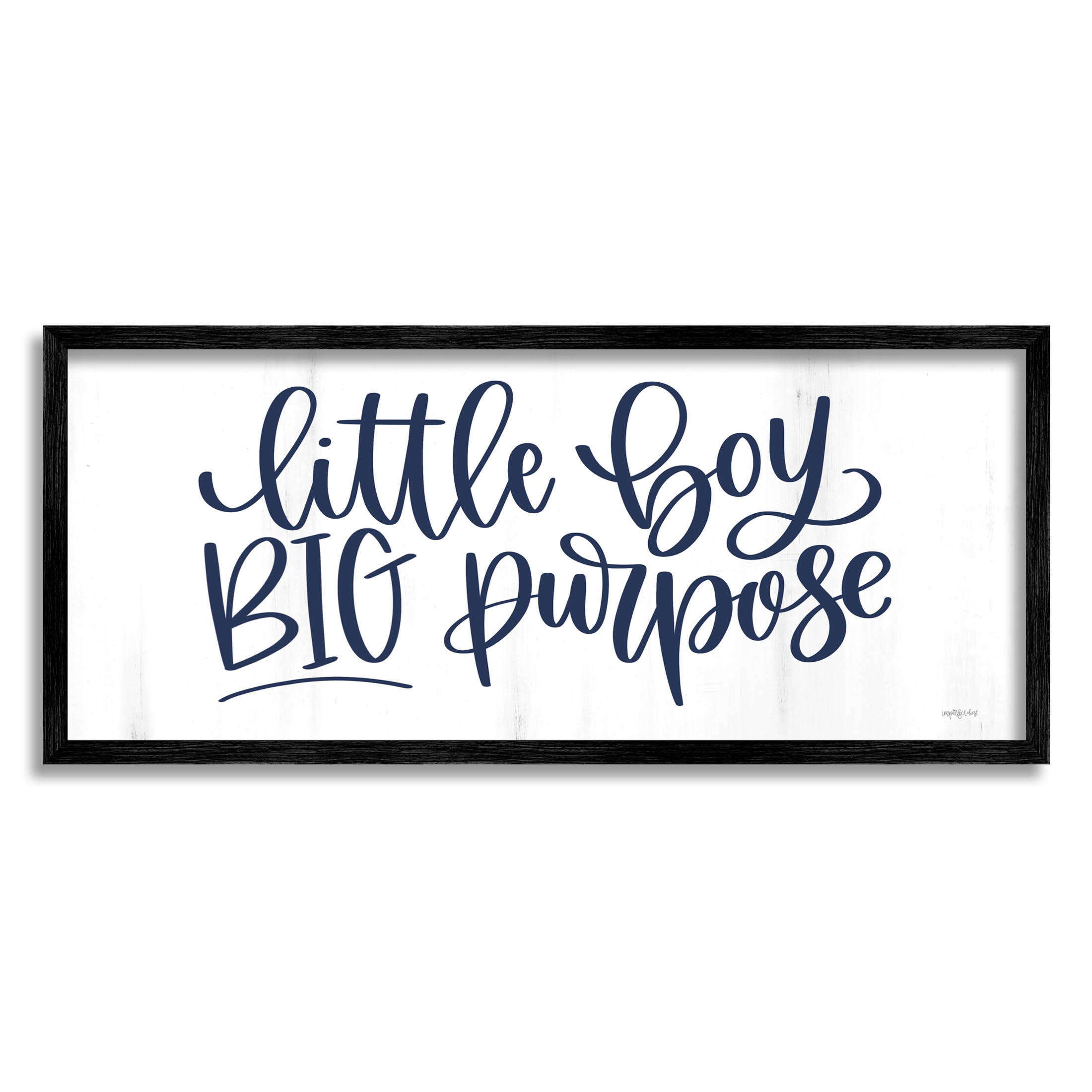 Stupell Industries Little Boy Big Purpose Uplifting Giclee Art By ...