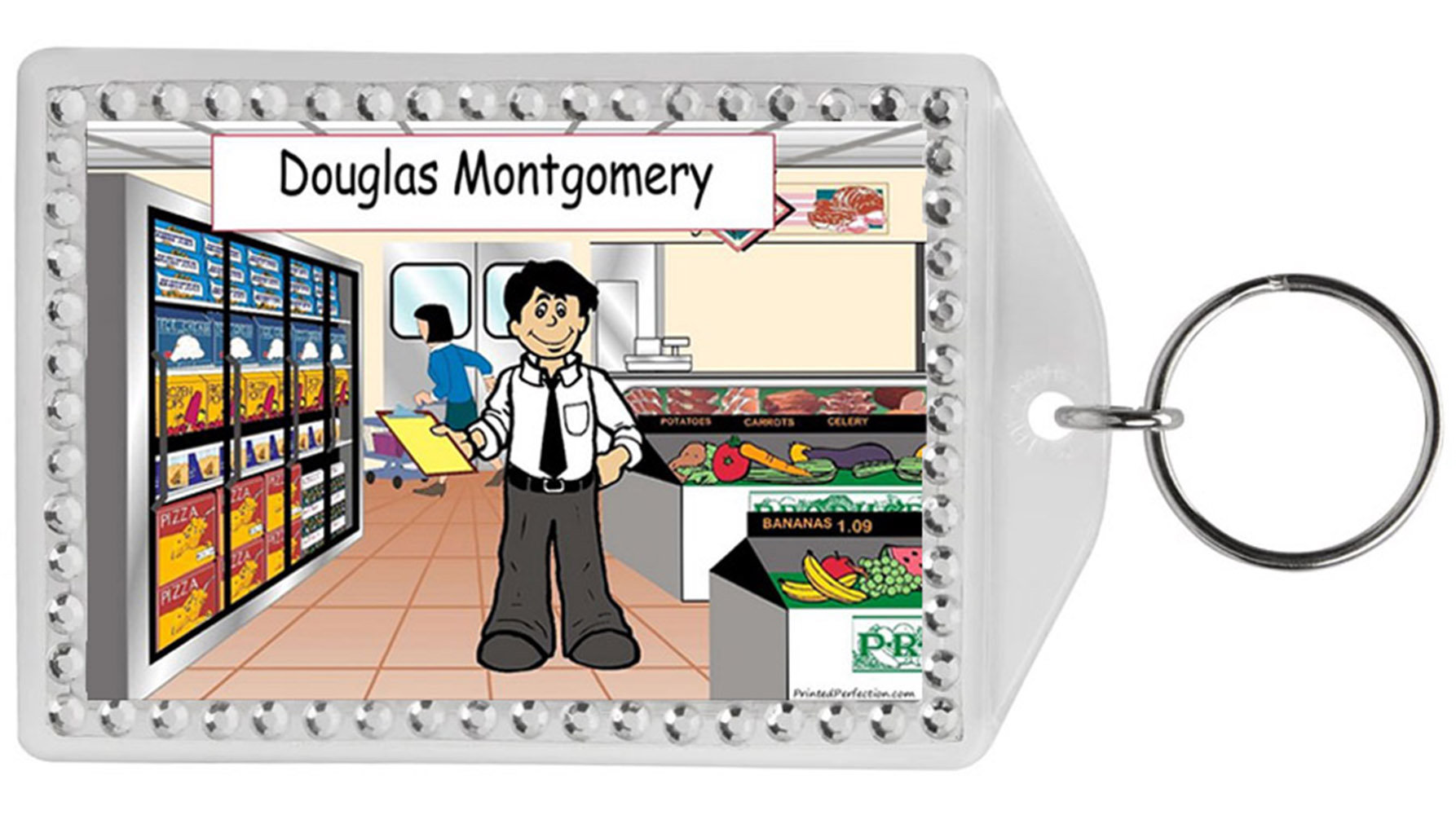 Printed Perfection Personalized Name That Toon Grocery Store Male ...