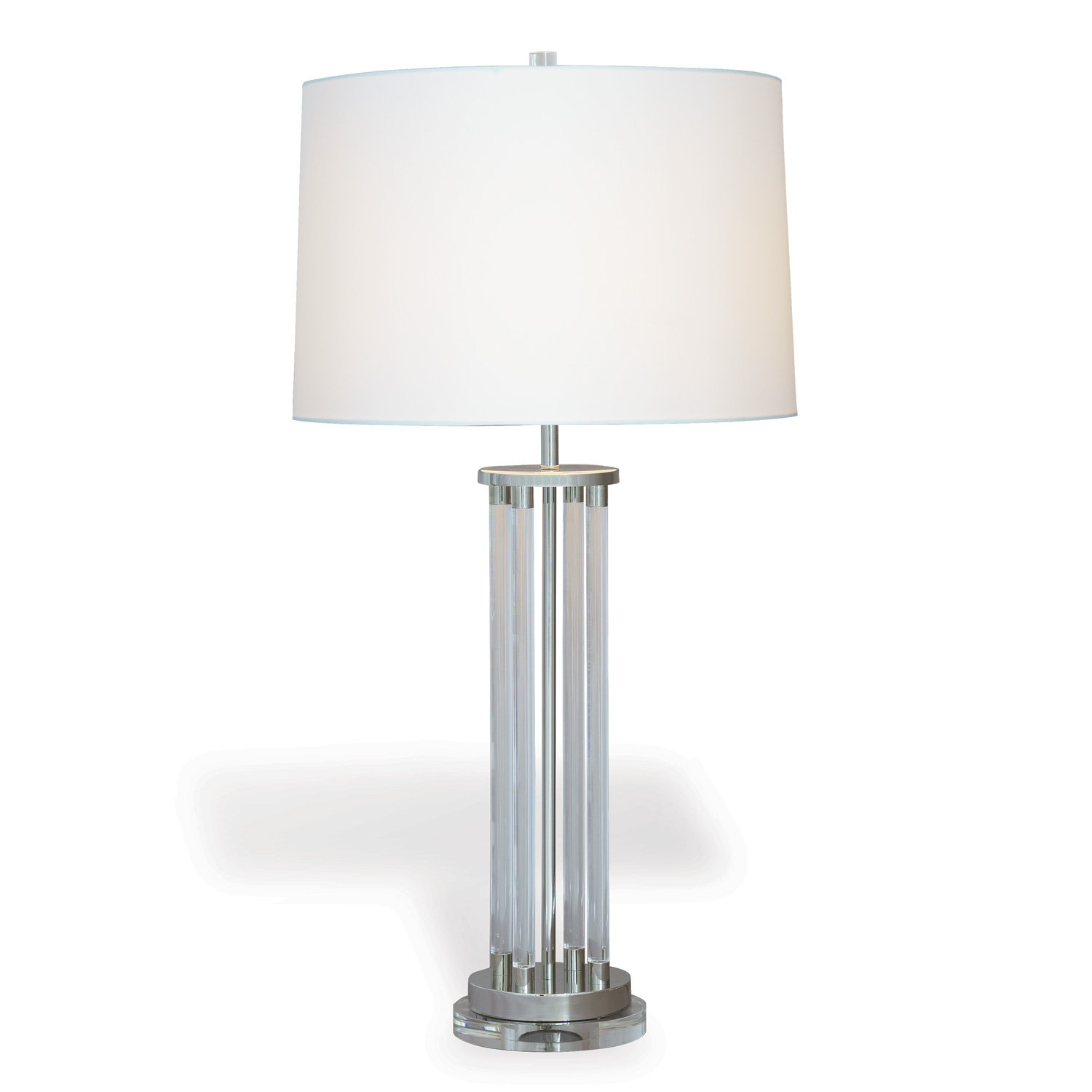 Port 68 Moderne 36" Nickel Table Lamp | Perigold