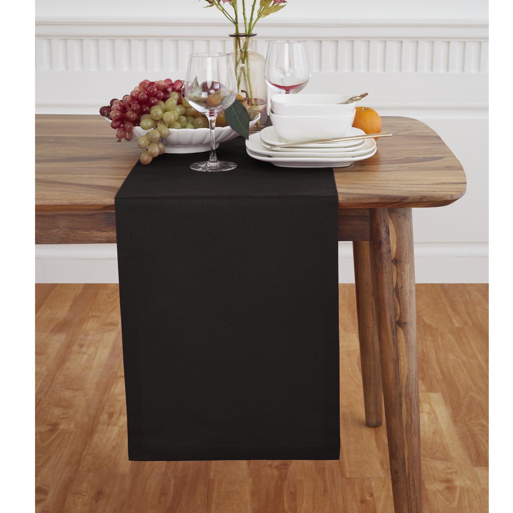 Solino Home Dru - Cotton Linen Table Runner | Wayfair