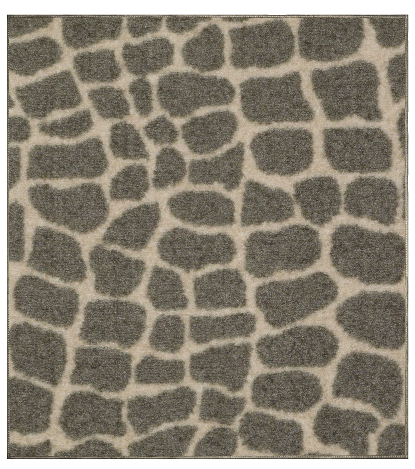 East Urban Home Square Animal Print Teal/Beige Area Rug | Wayfair