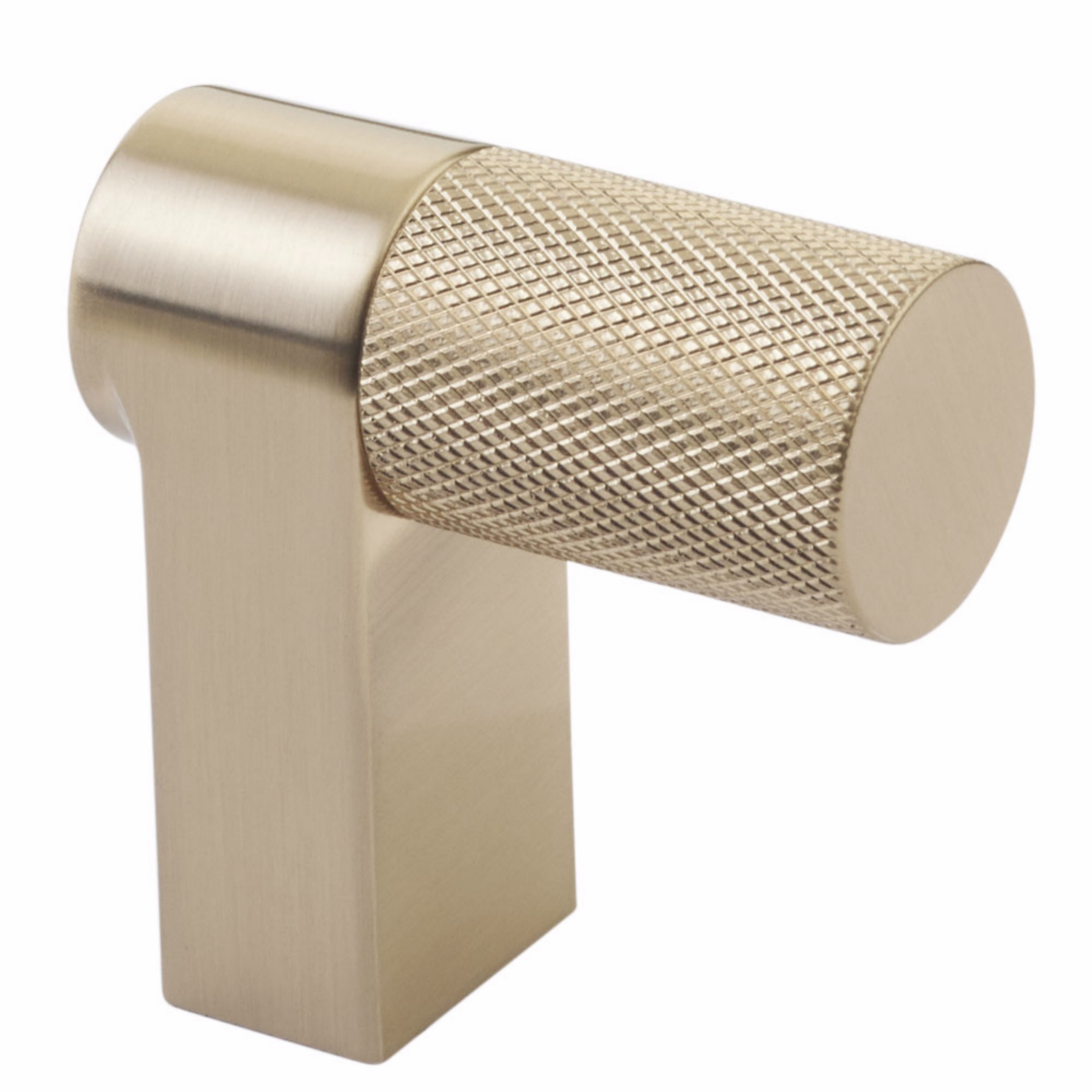 Emtek Select Cabinet Finger Pull 2in, Rectangular Stem & Knurled Pull ...