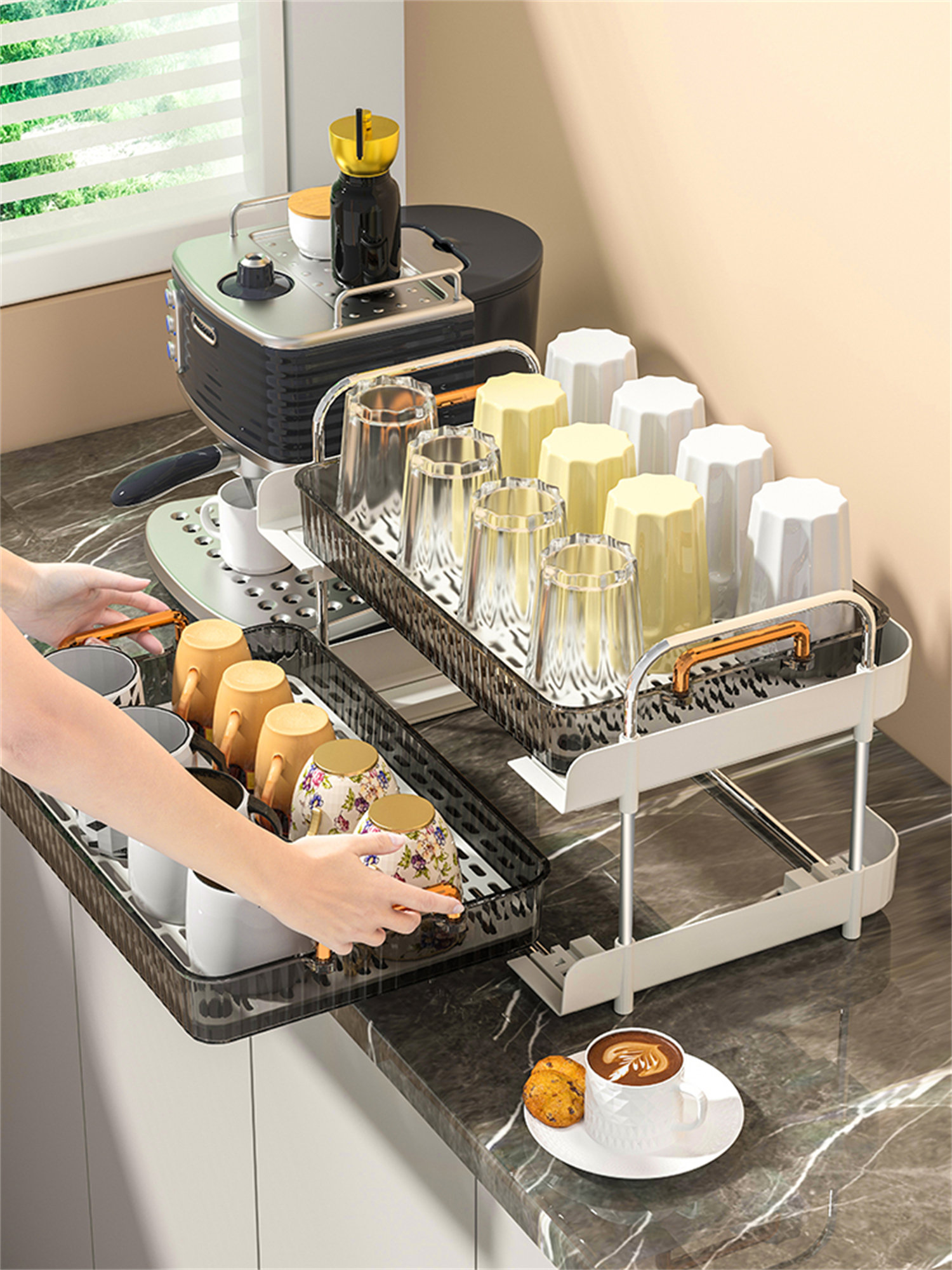 Mint Pantry® Cup Storage Rack | Wayfair