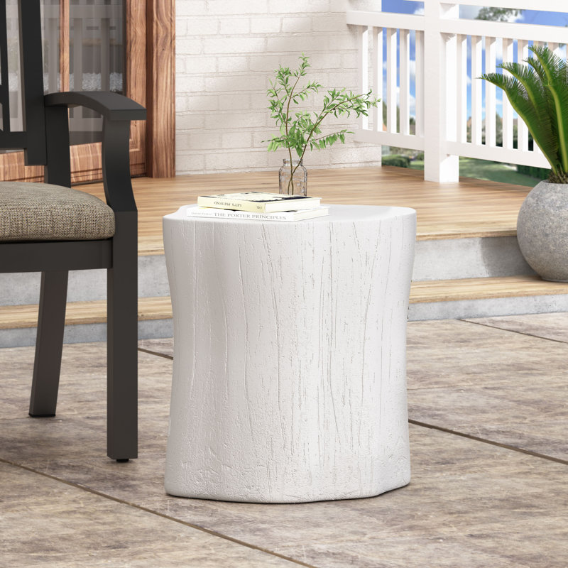 Orren Ellis Jardin Lightweight Concrete Side Table "& Reviews" | Wayfair