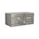 Global Views Abstract Block Cabinet-Left-Silver | Wayfair