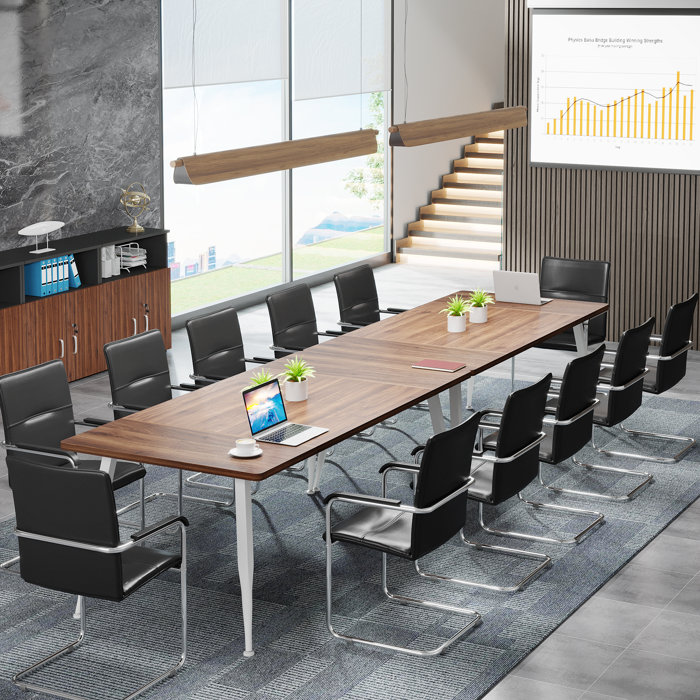 Wade Logan® Borka Rectangular Conference Table & Reviews | Wayfair