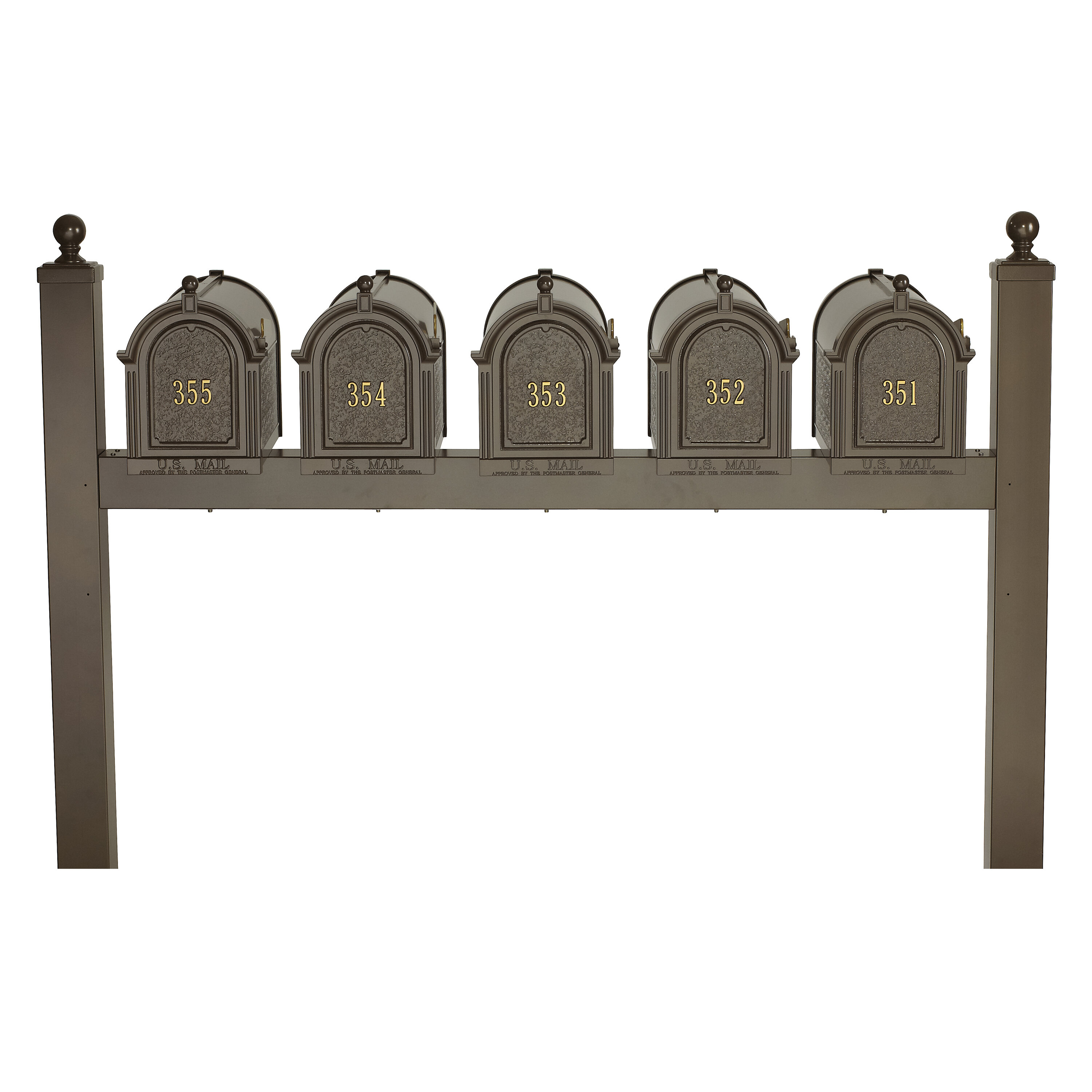 Whitehall Products Mailbox with Post Included | Wayfair