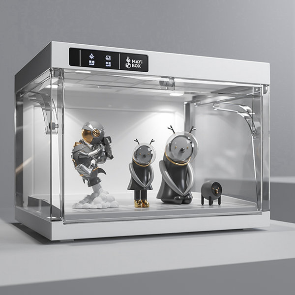 HOVEYY Smart LED Display Case, Auto Clear Shoe Storage Boxes With LED ...