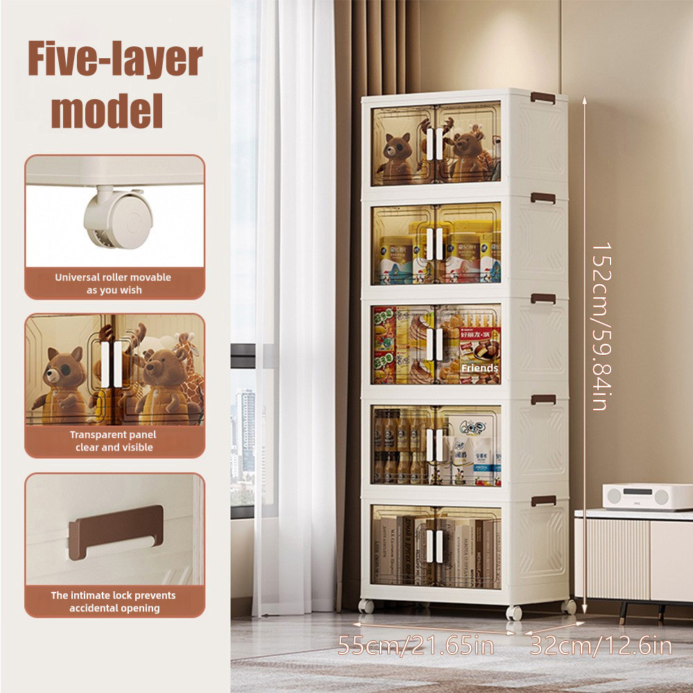 Rebrilliant Dockorio-foldable Transparent Plastic Storage Box, Suitable ...