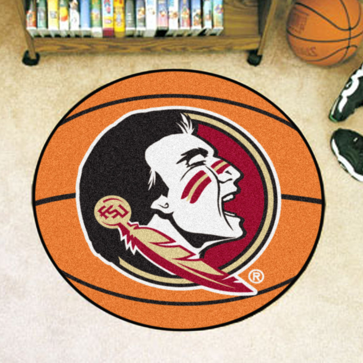 FANMATS NCAA Florida State University Basketball 27 in. x 27 in. Non ...