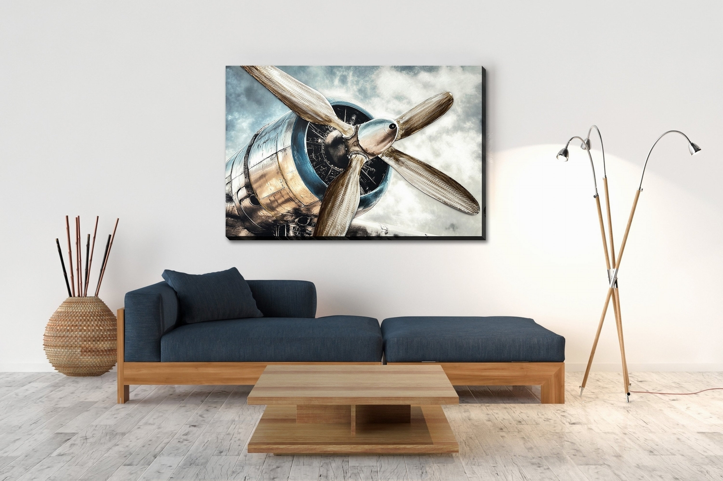 Art Source Vintage Propeller Canvas Wall Art | Wayfair
