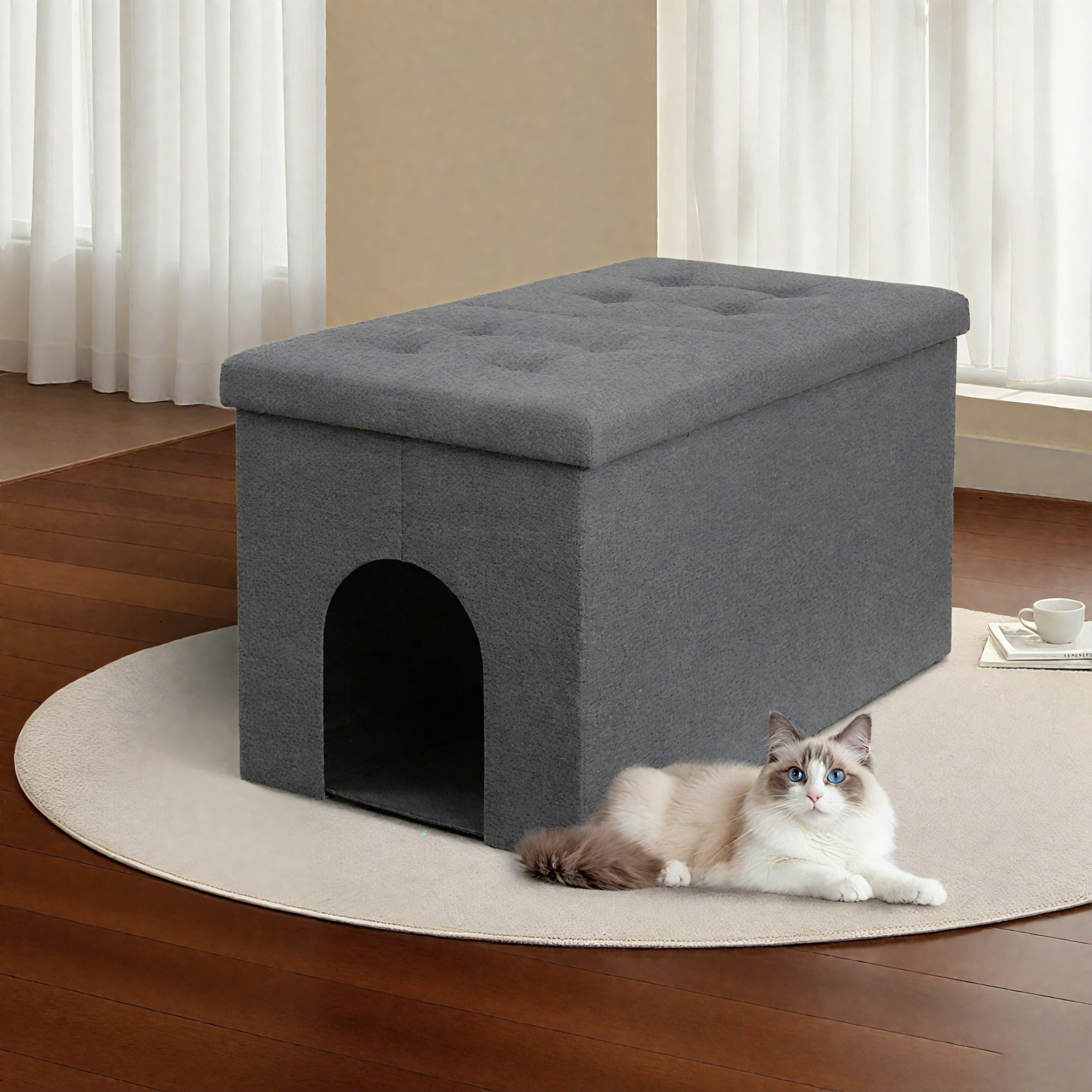 Tucker Murphy Pet™ Odor Control Ibaad Enclosure Furniture With Flip-Up ...