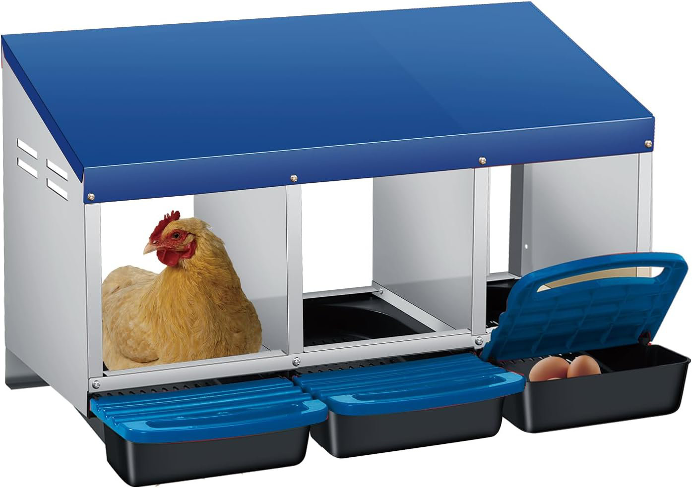 Tucker Murphy Pet™ Chicken Nesting Boxes, 3 Hole Weatherproof ...