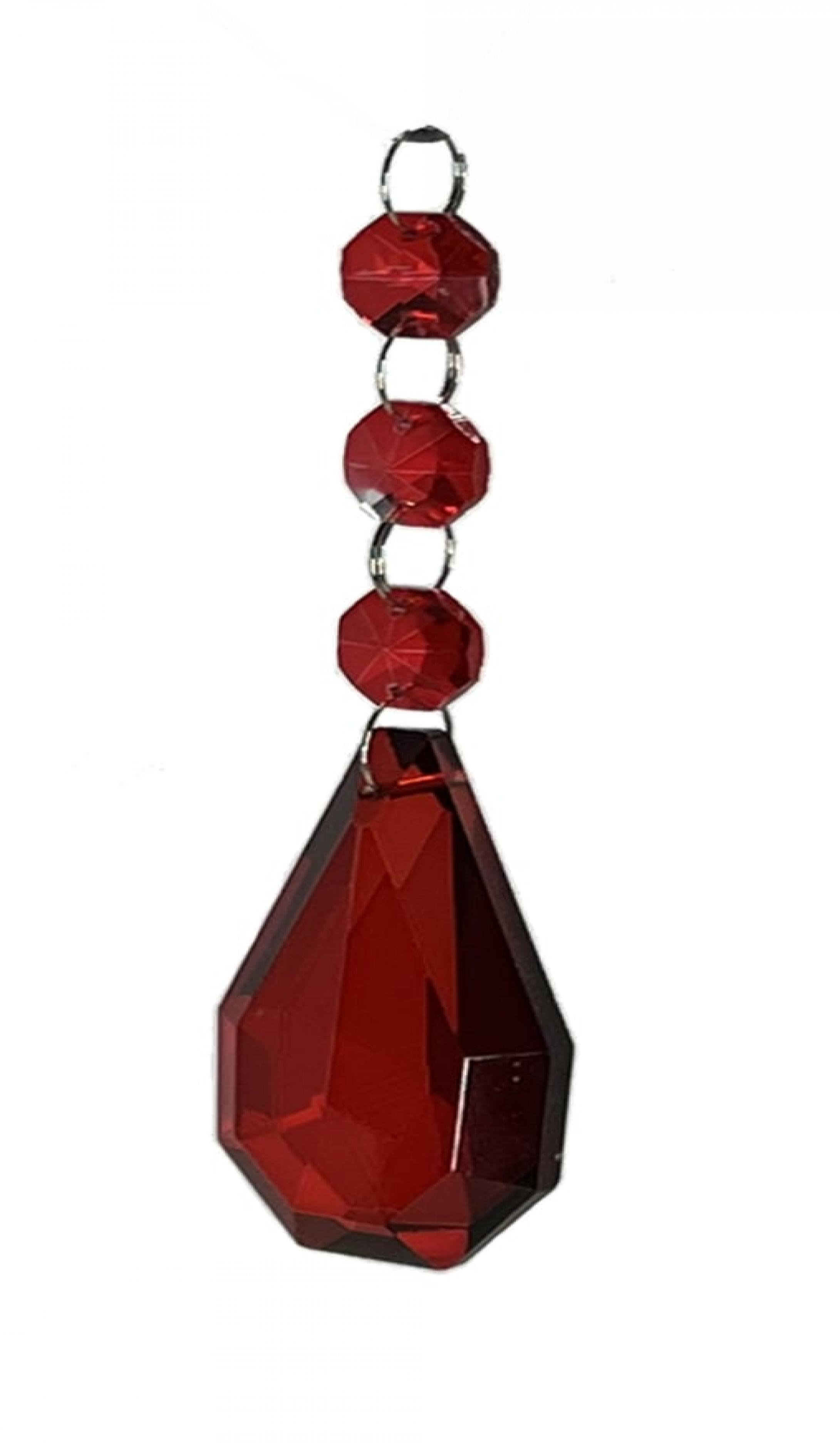 The Holiday Aisle® Red Glass Drop Ornament | Wayfair