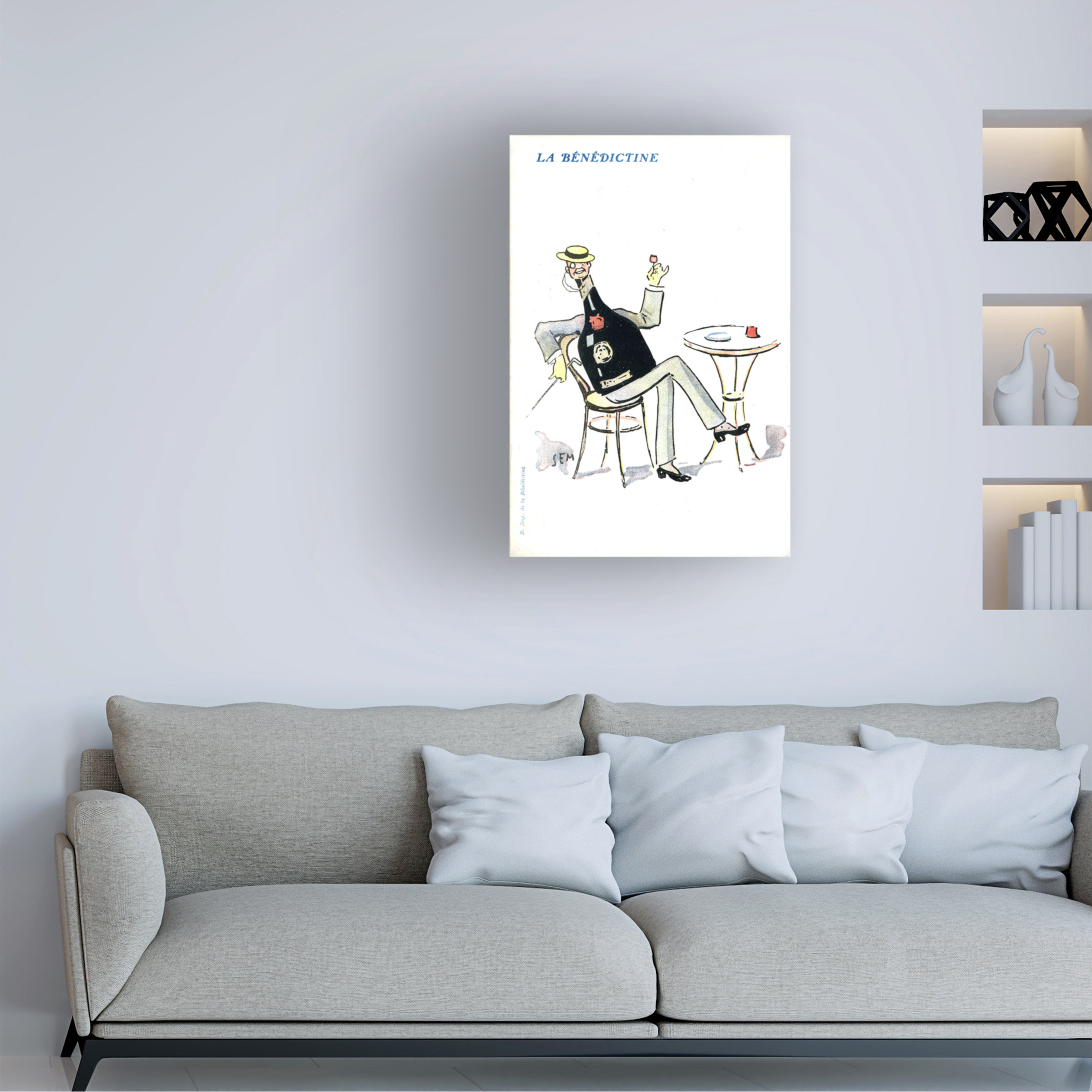 Trinx Sem French Bndictine Liqueur Canvas Art | Wayfair