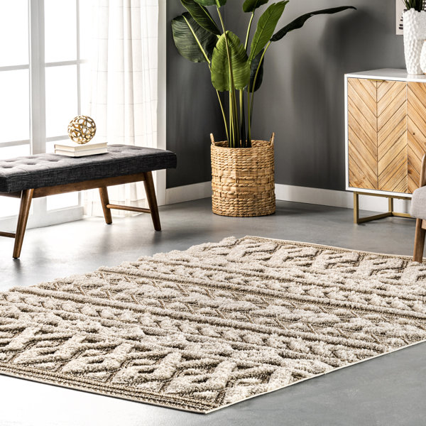 Dakota Fields Wegner Performance Beige Rug & Reviews | Wayfair