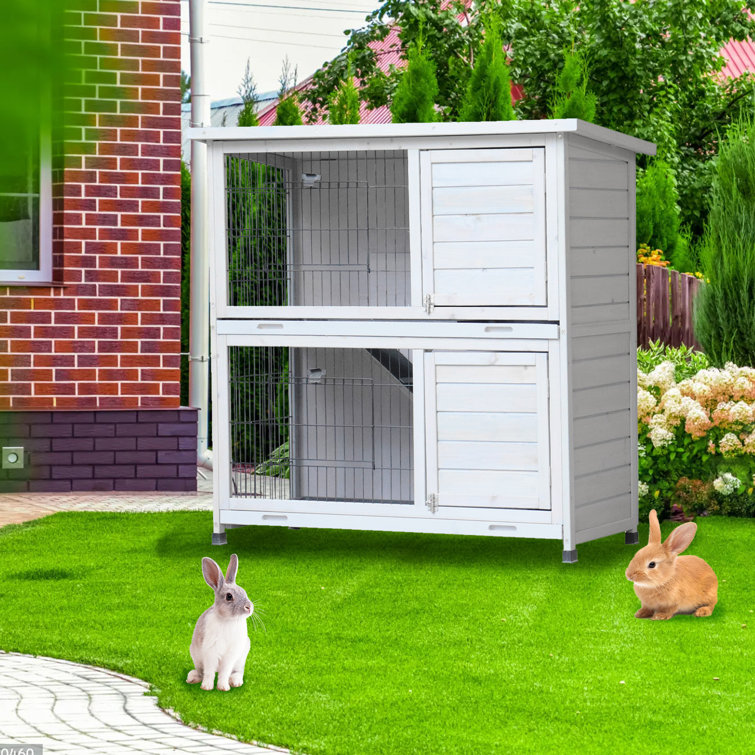 Tucker Murphy Pet™ Denisa Weather Resistant Rabbit Hutch - Wayfair Canada
