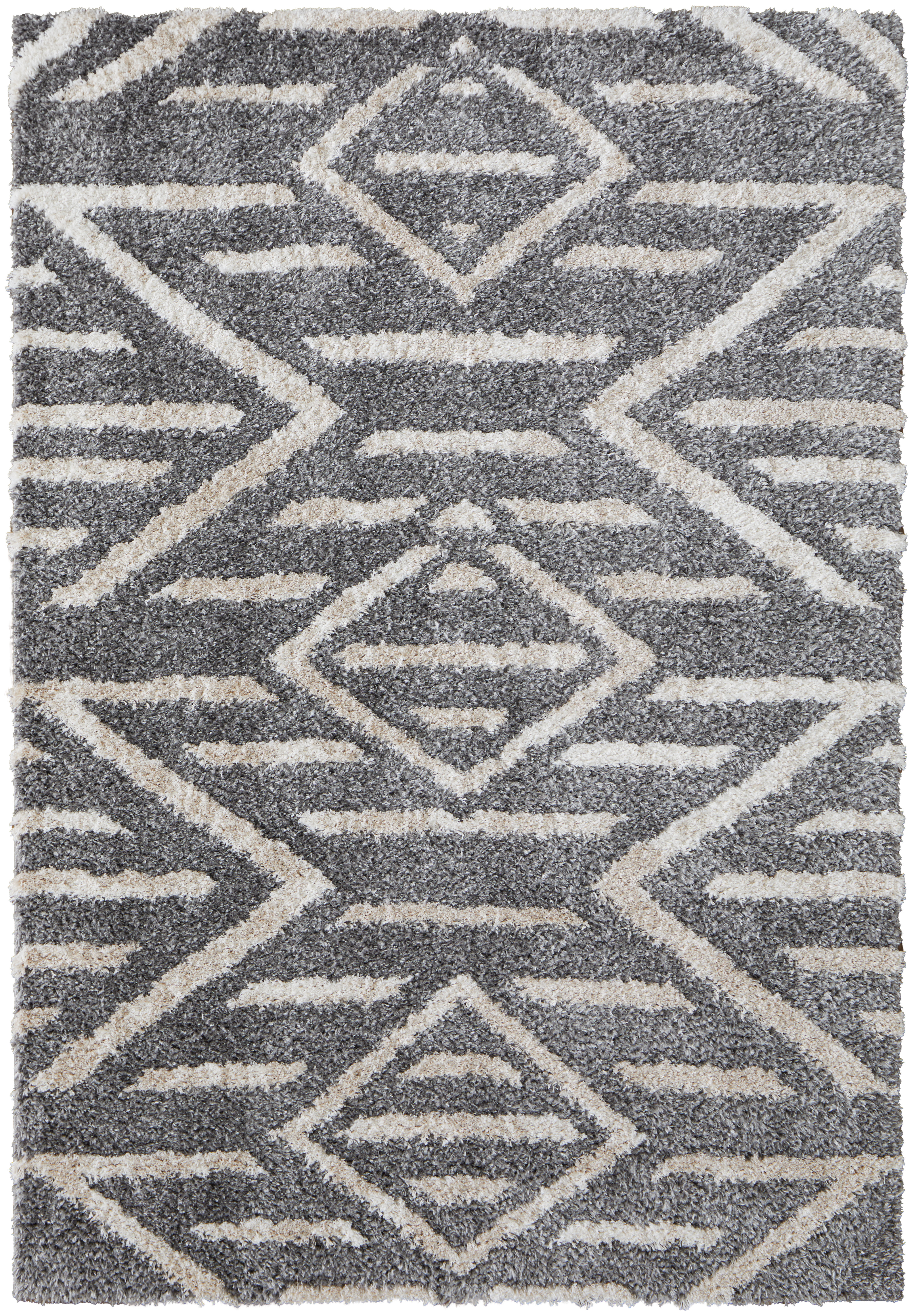 Foundry Select Caide Bohemian & Eclectic Diamond Polyester Area Rug ...