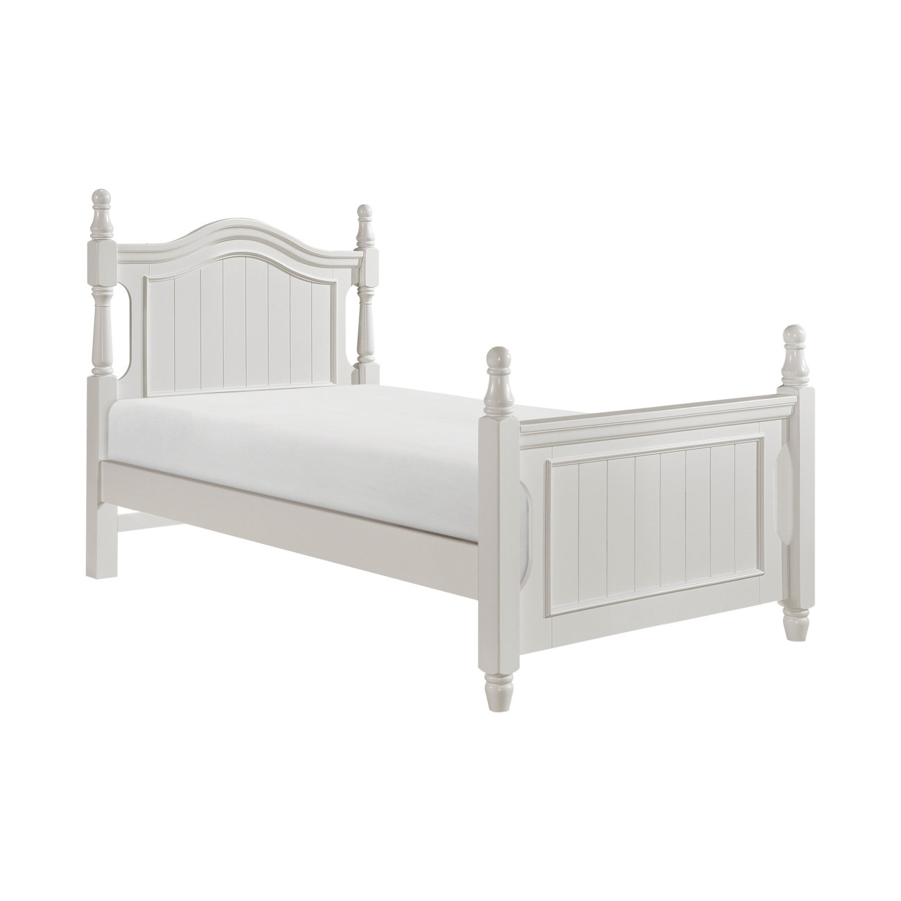 Darby Home Co Classic Finish 1 Poster Bed Wooden Traditional Furniture ...