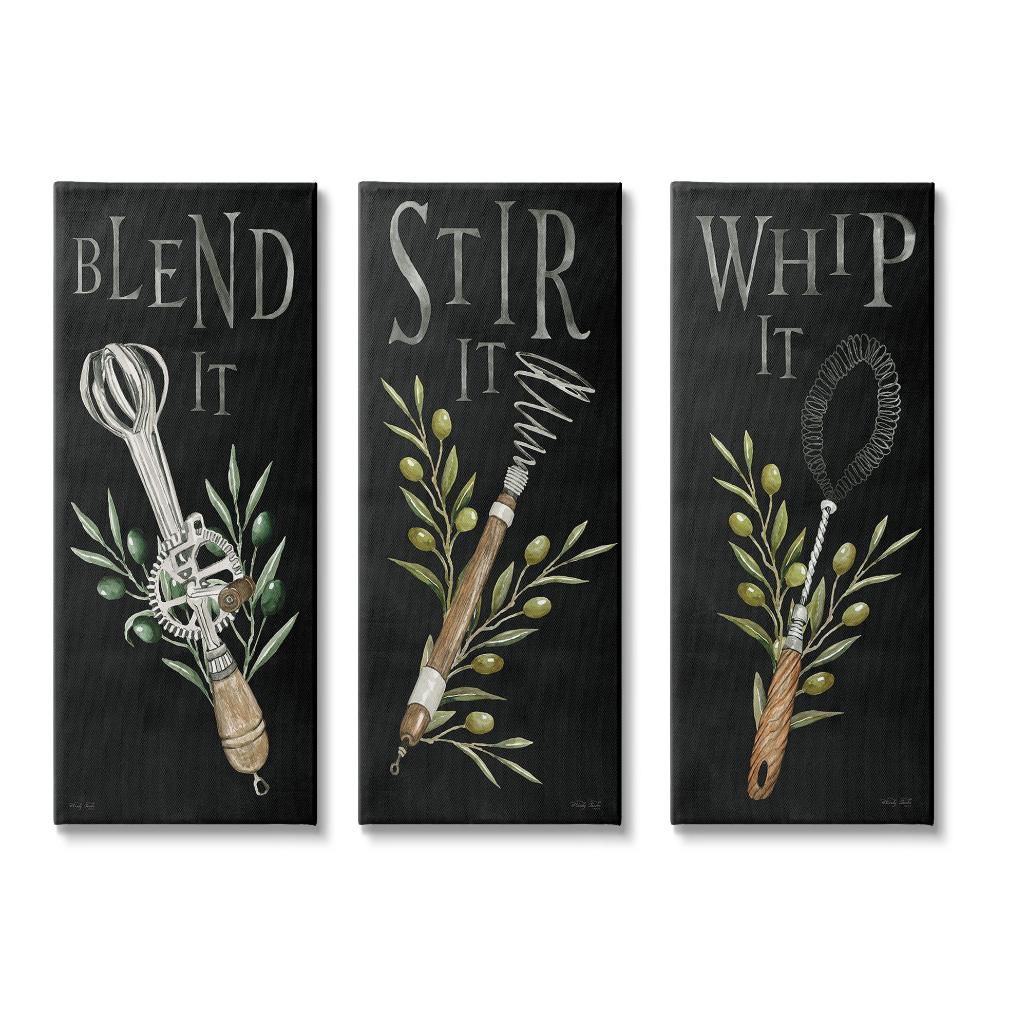 August Grove® Kitchen Utensils & Phrases by Cindy Jacobs 3 - Pieces on ...