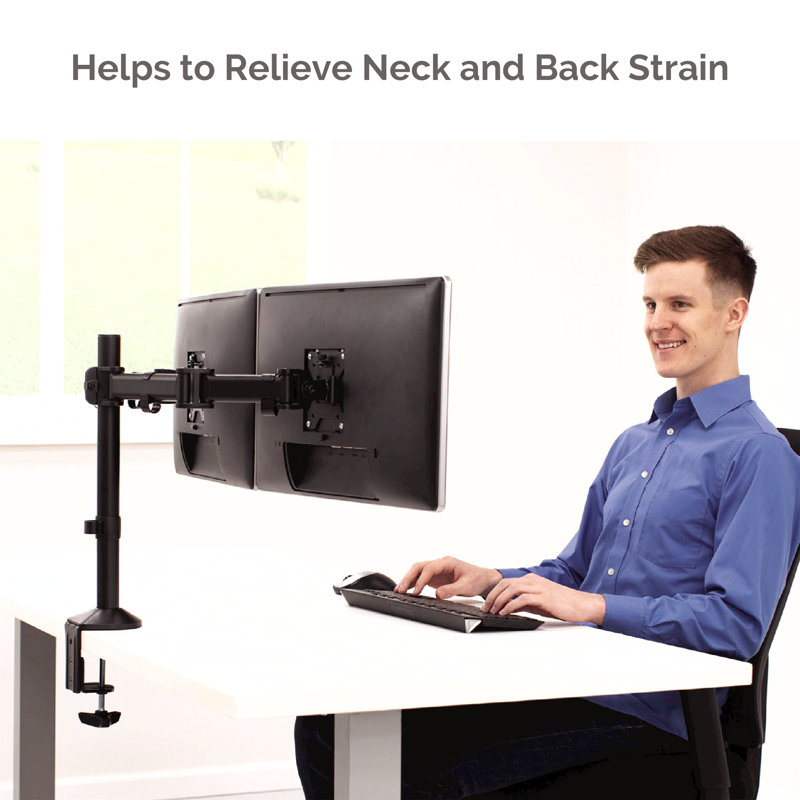 Fellowes Reflex Series Dual Monitor Mount Stand & Reviews | Wayfair