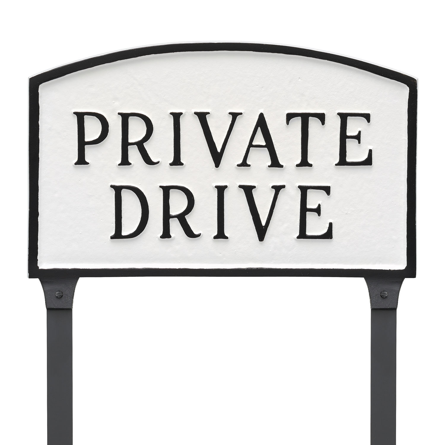 Montague Metal Products Inc. Large Arch Private Drive Statement Plaque ...