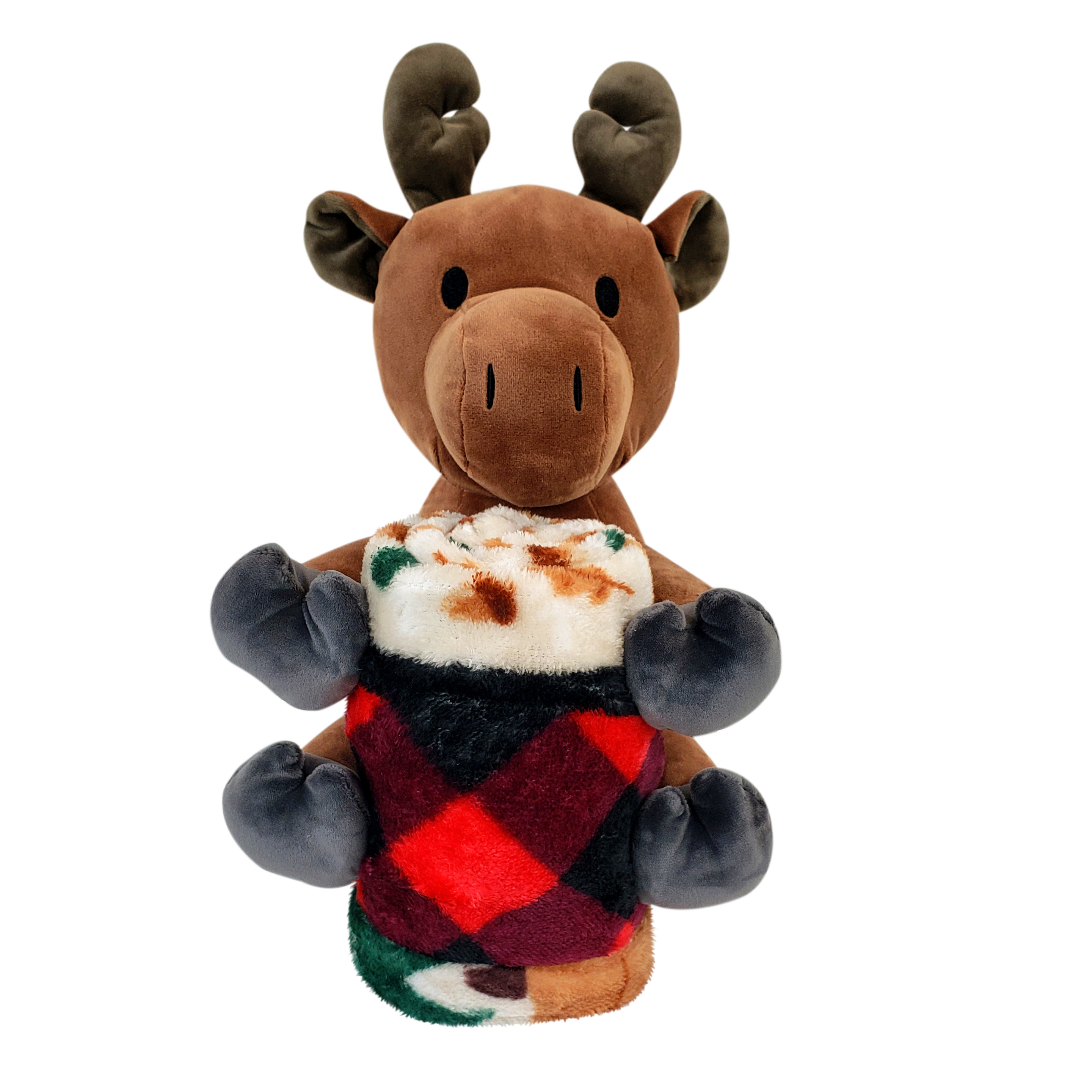 Northwest Rollee Pollee Moose Parade Silk Touch Throw Blanket with ...