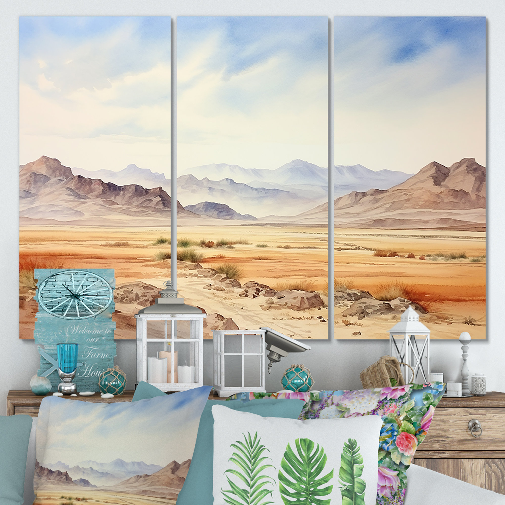 Millwood Pines Ancient Egyptian Desert Landscape II - Egypt Wall Art ...