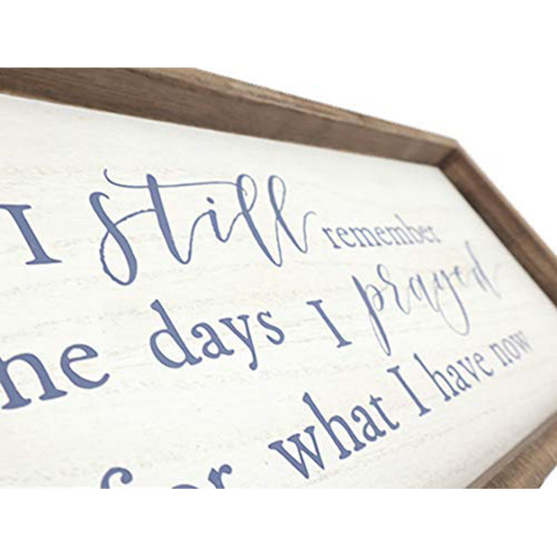 Trinx Handmade Text Wall Decor | Wayfair