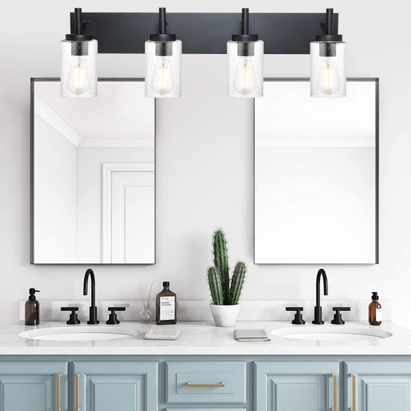 Breakwater Bay 4 Light Chrome Wall Light, Bathroom Over Mirror Light ...