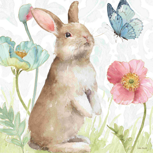 Rosalind Wheeler " Spring Softies Bunnies II " by Lisa Audit Print on ...