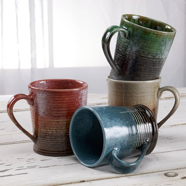 Union Rustic Jaya Stoneware Dinnerware Set - Service for 4 & Reviews ...
