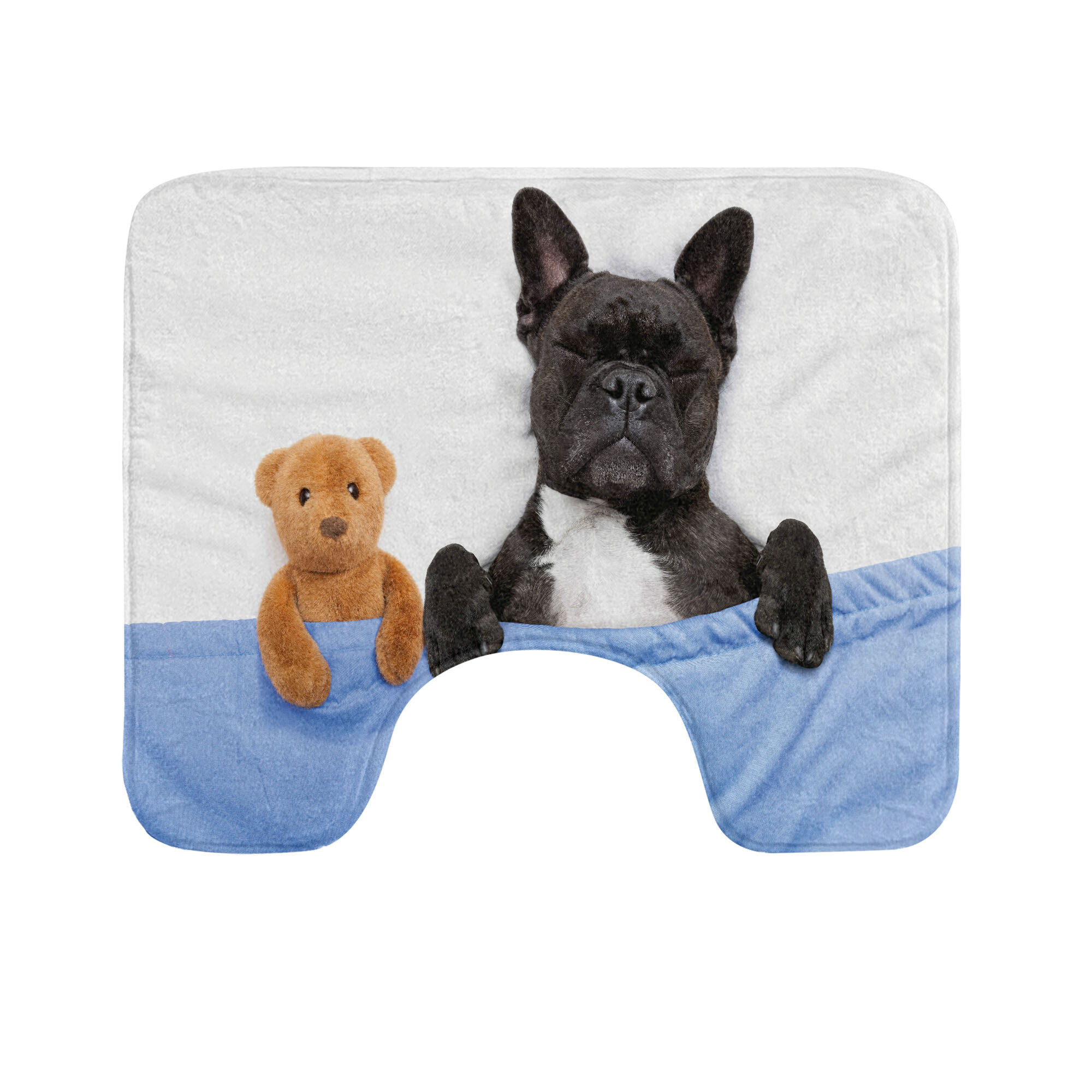 Dakota Fields Animal Toilet Mat U-Shape Bathroom Rug 20" Multicolor ...