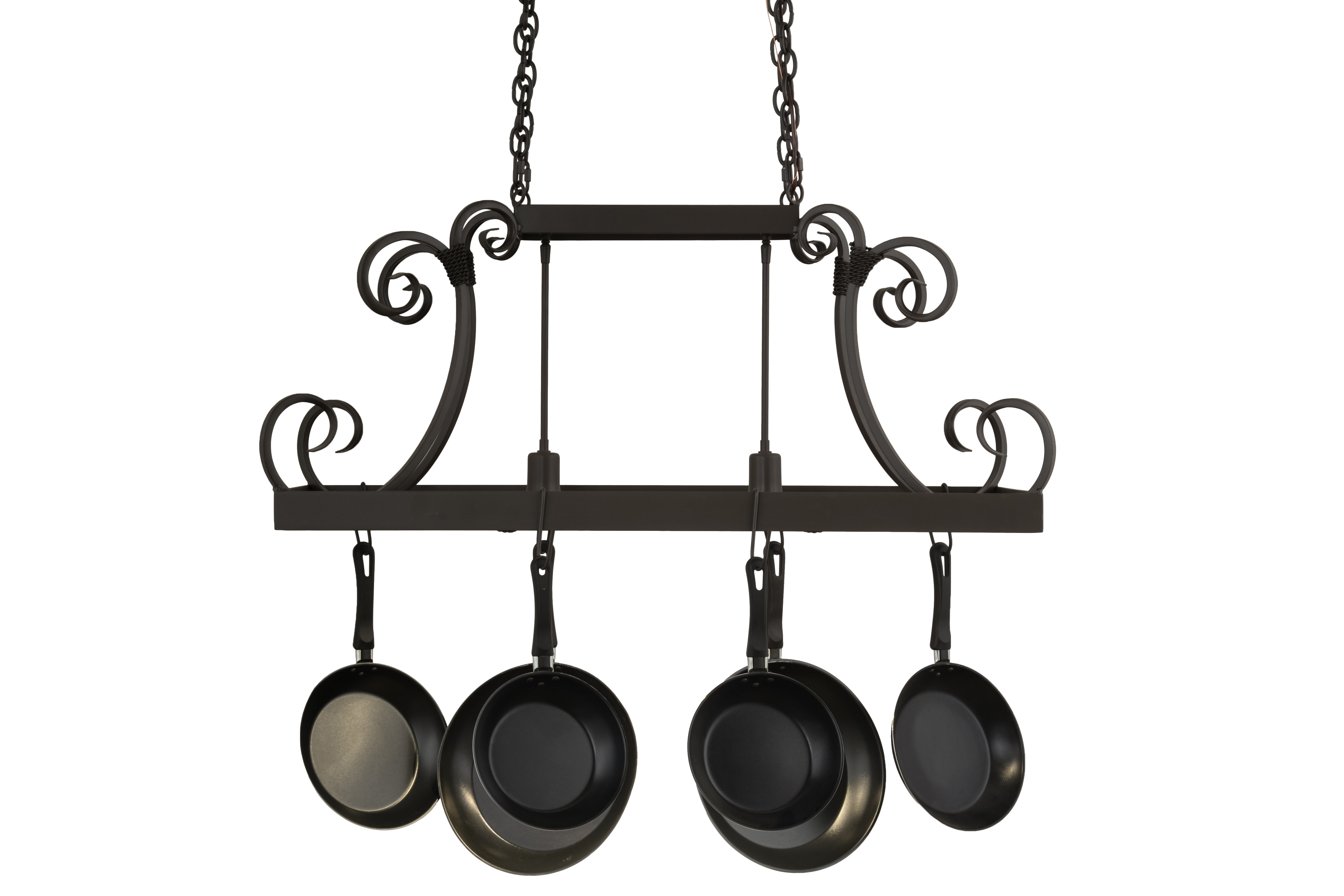 Meyda Lighting 43" Long Caiden 2 Light Pot Rack | Perigold